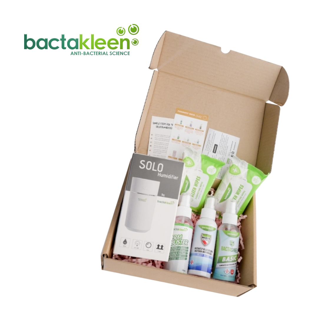 Bactakleen Care Box Solo Blue with Germ Fighting Trio with Christmas ...