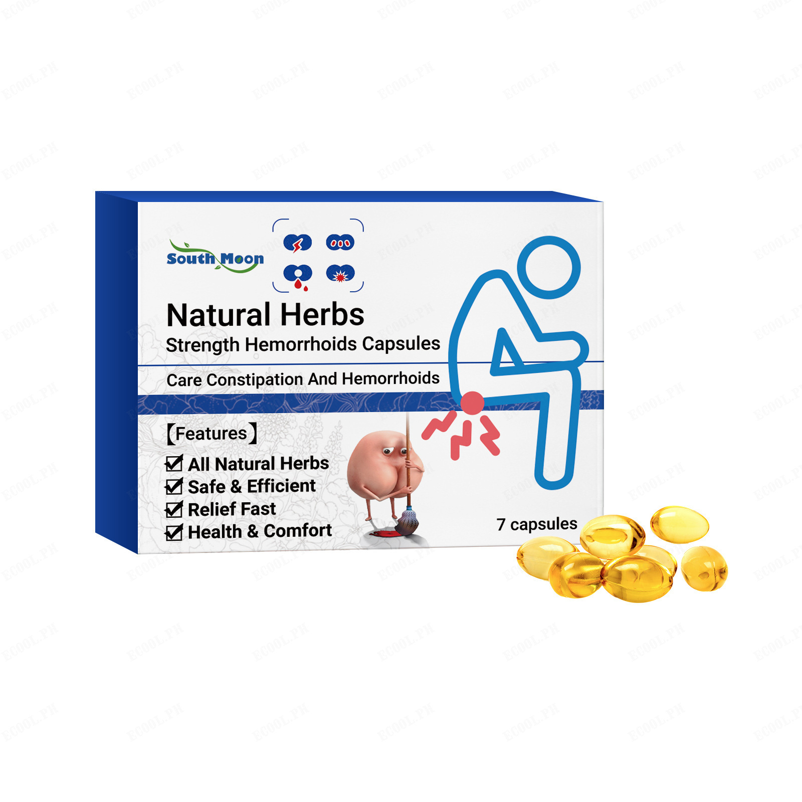 ECOOL Herbal Hemorrhoid Capsules | Lazada PH