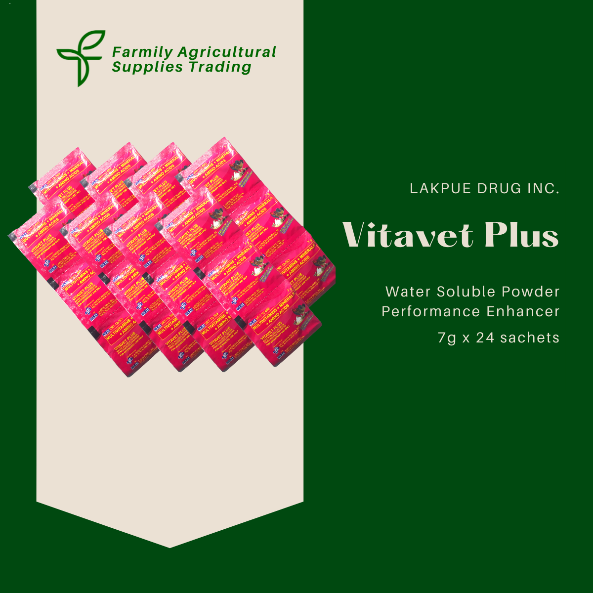 Lakpue Drug Inc. Vitavet Plus 7g Water Soluble Powder | Lazada PH