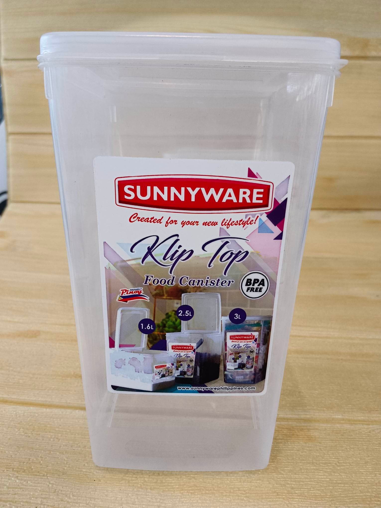 KlipTop Food Canister SUNNYWARE Container | Lazada PH