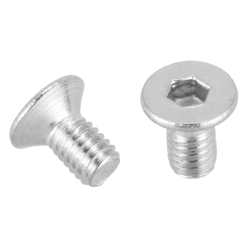 M3 x 6mm Hex Socket Countersunk Flat Head Screw Bolts 50pcs - Stubborn ...