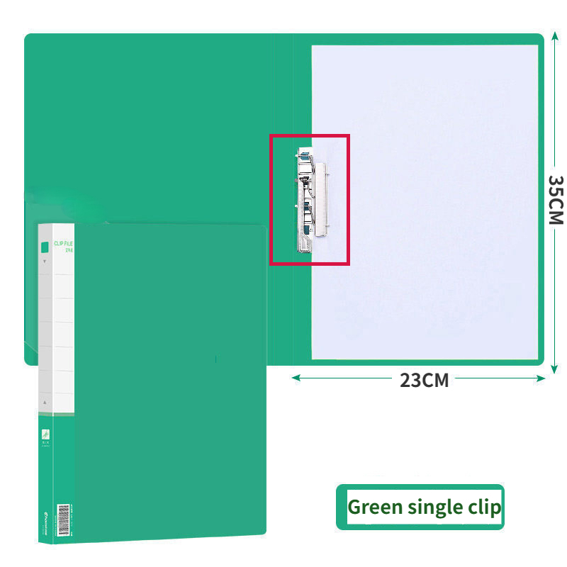 Paper Clip Folder Long Clipboard Legal with Cover Double Clips for ...