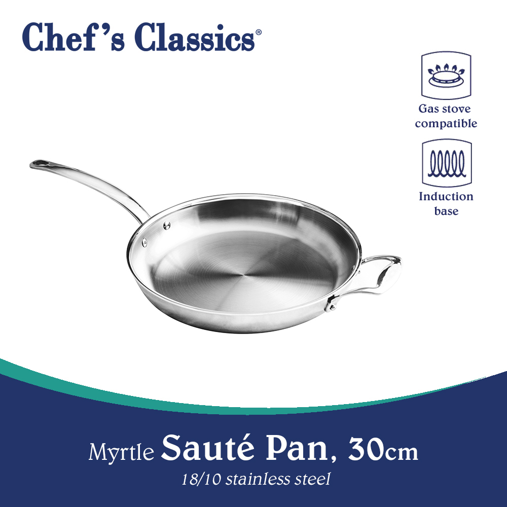 Chef's Classics Myrtle Stainless Steel Sauté Pan, 30cm | Lazada PH