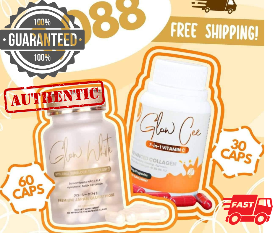 Glow Cee 7in1 Vitamin C with Collagen 30caps Glow White 60caps | Lazada PH