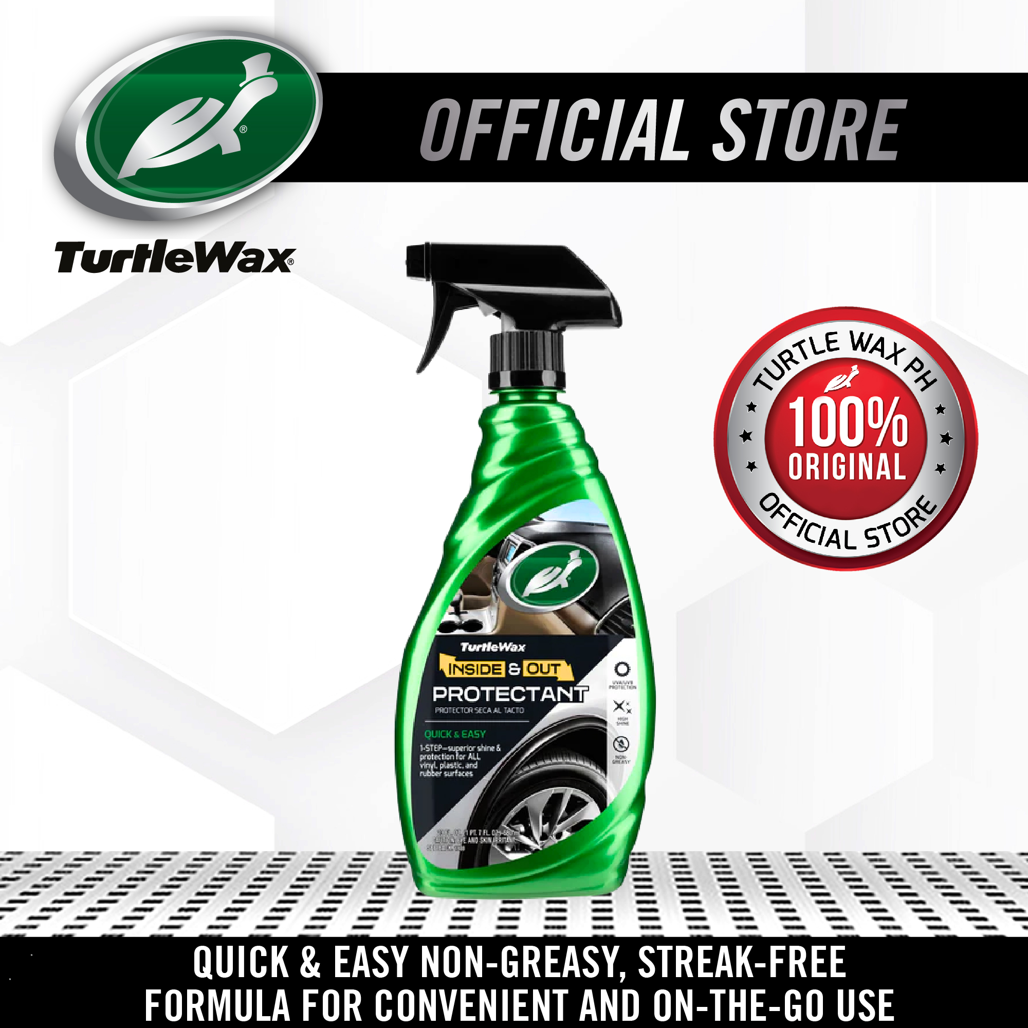 Turtle Wax Inside & Out Protectant Q&E 23 fl. oz. 50655 | Lazada PH