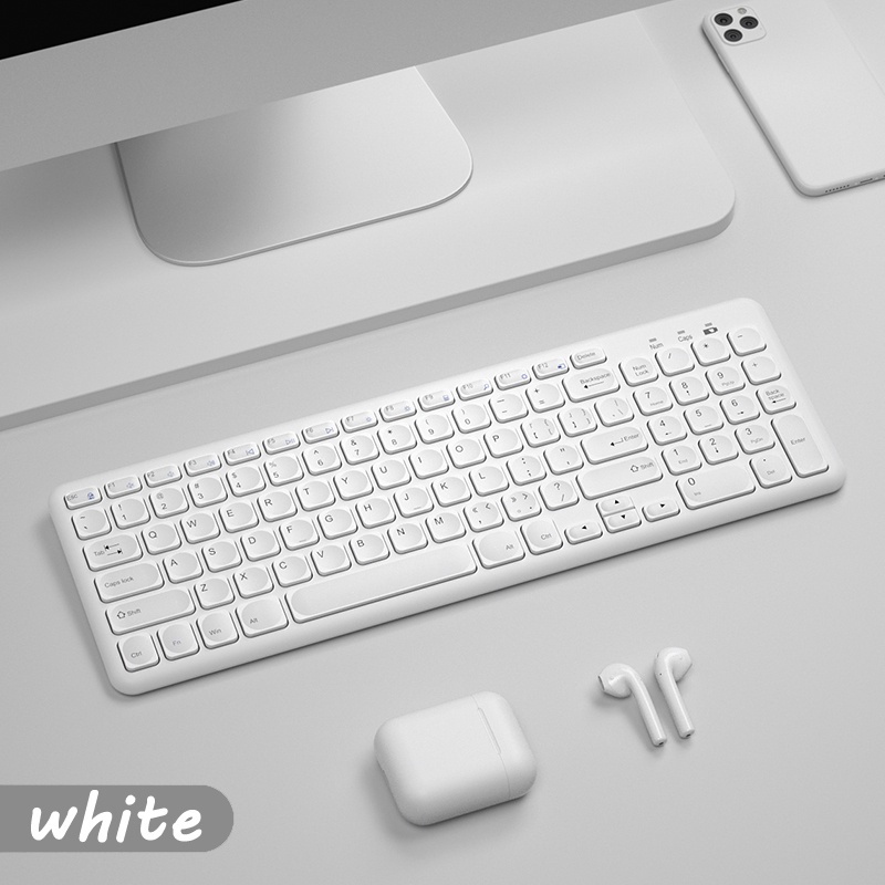 HW256C Wireless Keyboard Mini Keyboard External USB for Laptop Cute ...