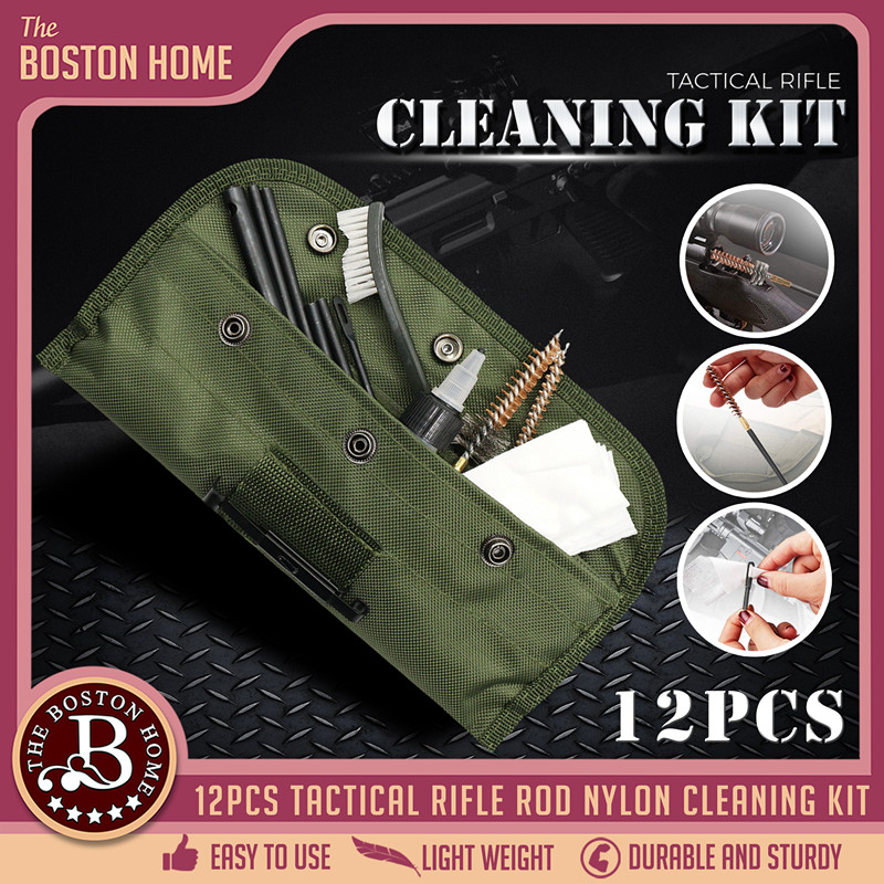 Boston Home 12pcs/set Universal Gun Cleaning Kit For Rifle Pistol ...
