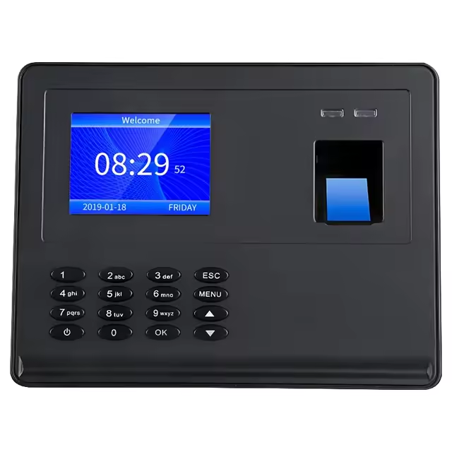 ZKTECO Biometric Face Recognition Fingerprint Time Attendance Machine ...