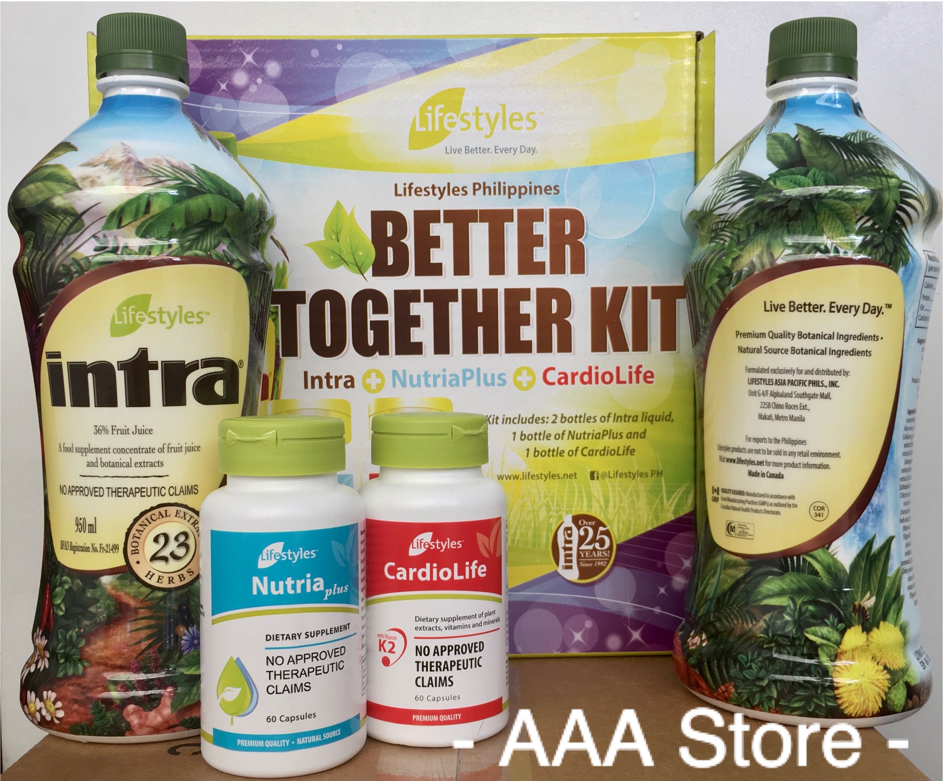 intra® Food Supplement Concentrate 950 ml (2 bottles) + 1 NutriaPlus ...