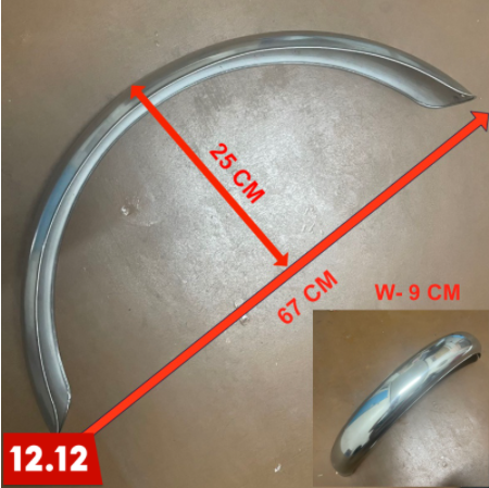 MOTORCYCLE TRICYCLE SIDE WHEEL FENDER MUD GUARD STAINLESS Tapaludo ...