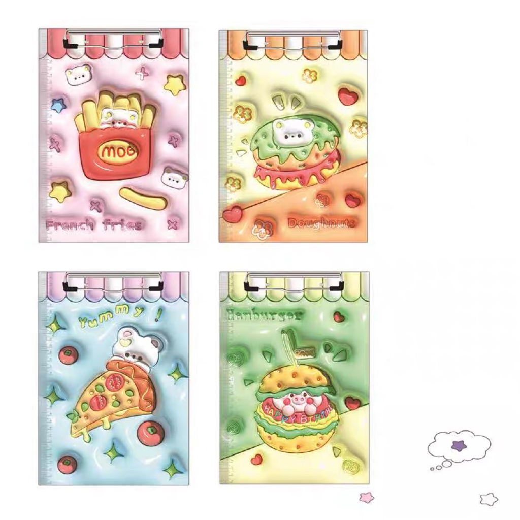 A4 SIZE Clip Board Cardboard Clip Folder Clipboard A4 Document Clip ...