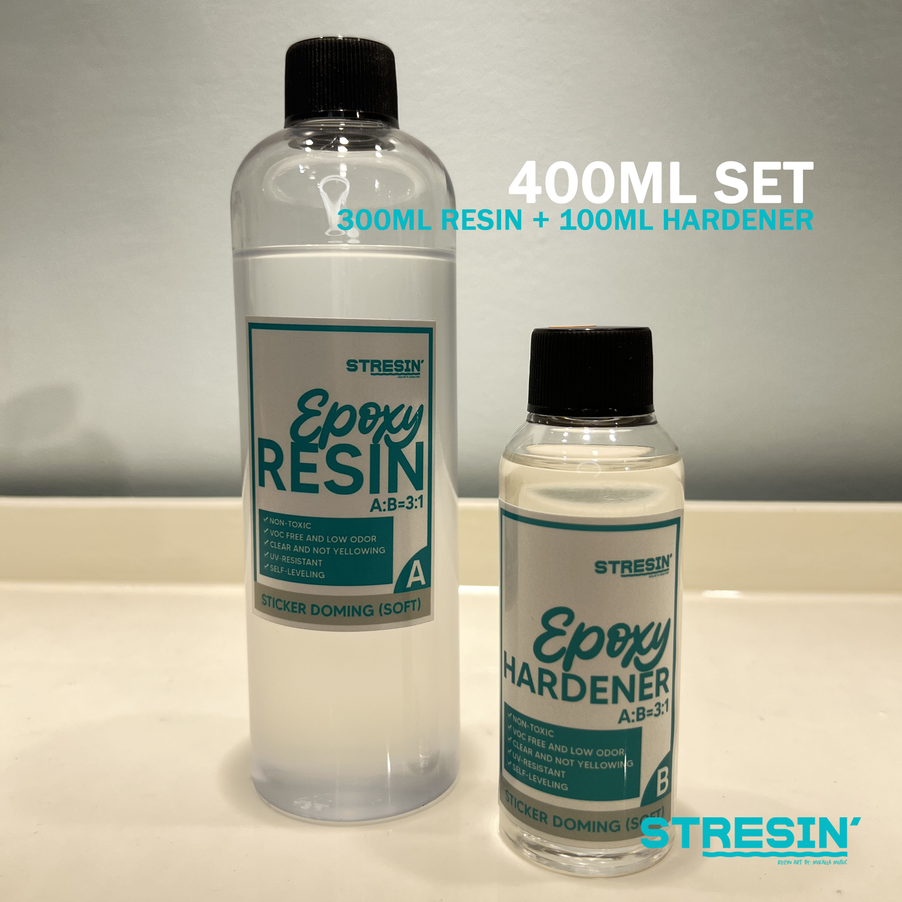 STICKER DOMING SOFT (EPOXY RESIN + HARDENER SET 3:1) | Lazada PH