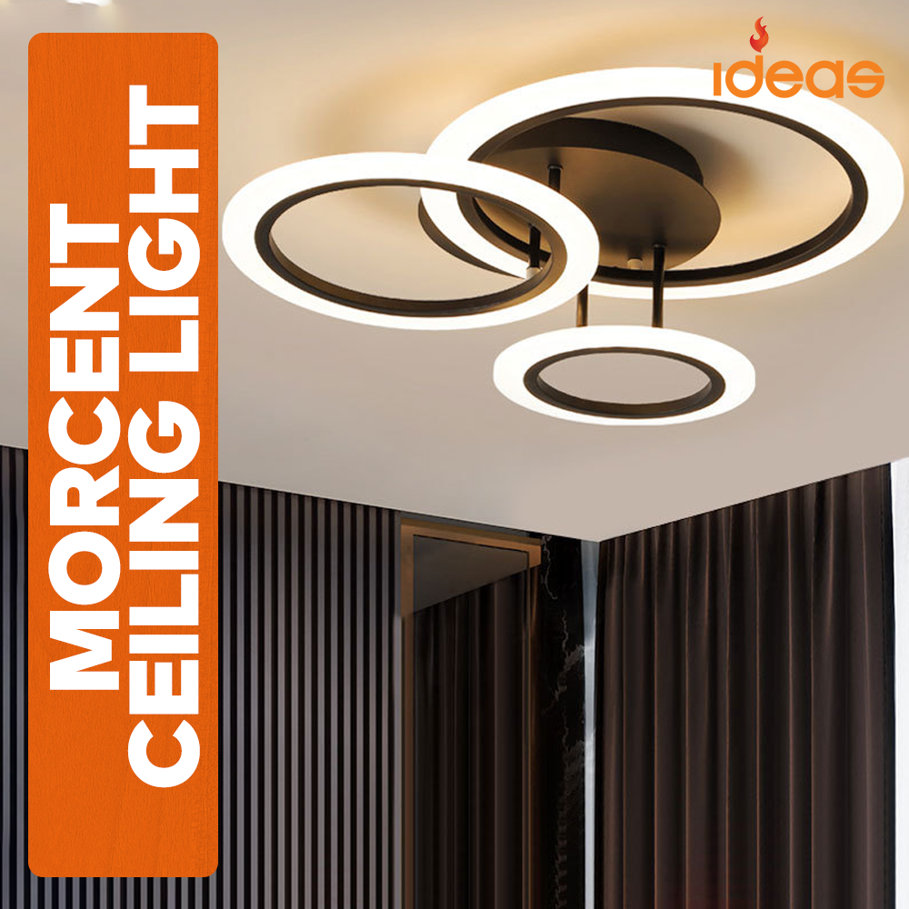 IDEAS Morcent Modern Flush Mount Ceiling Lamp Semi-flush Ceiling Light ...