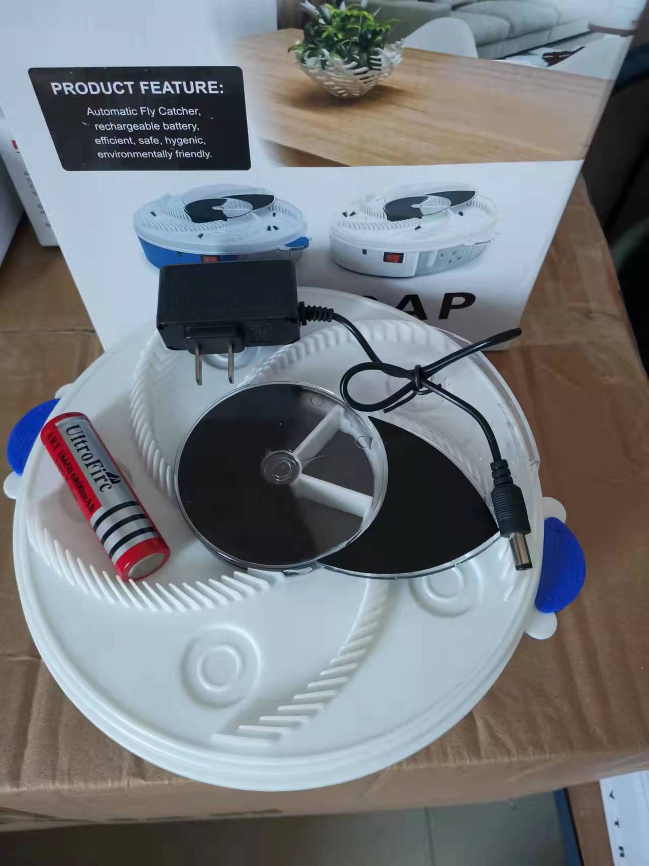 Flycatcher Effective Fly Trap Pest Device Insect Catcher Automatic ...