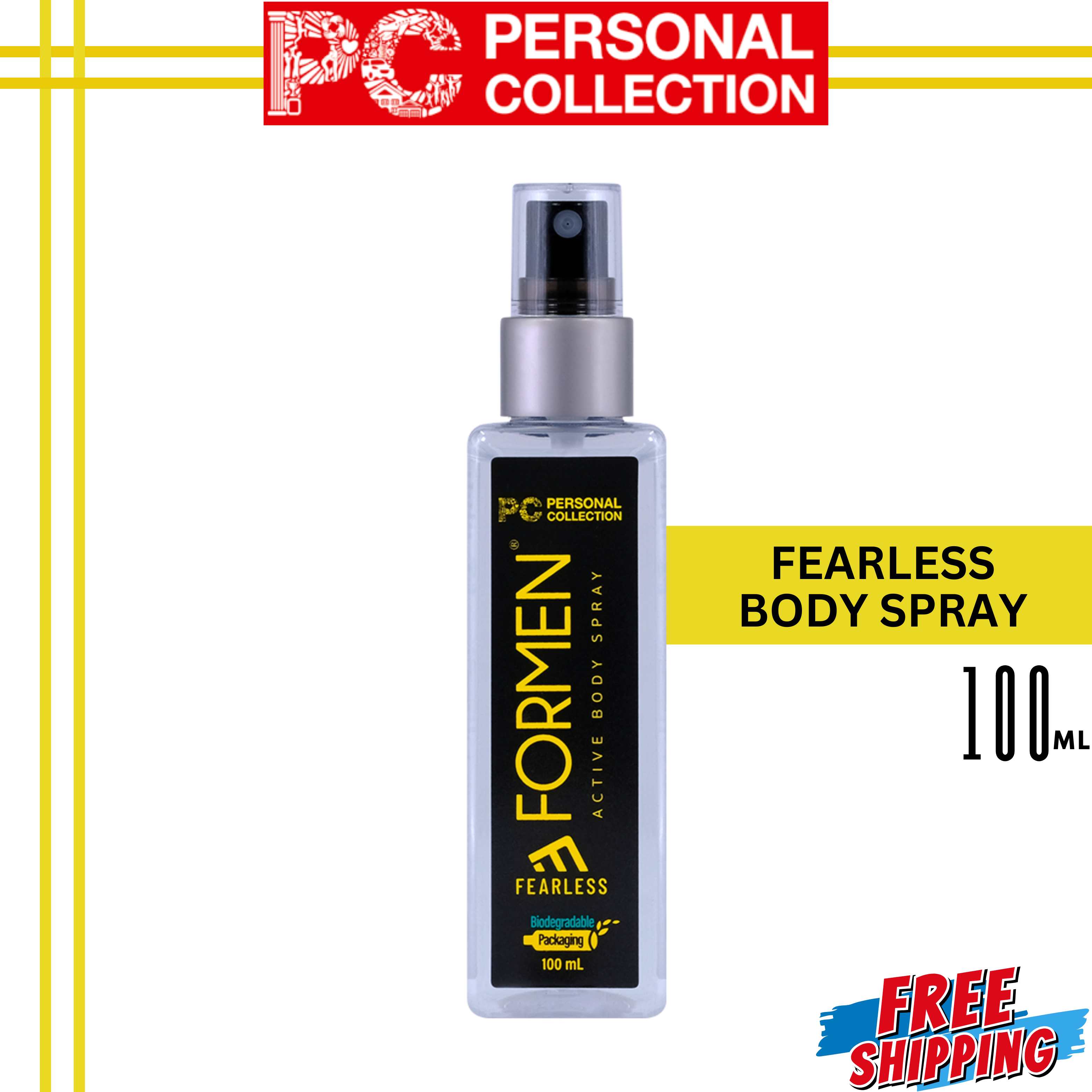Personal Collection Formen Body Spray Active Body Spray 100ml Perfume ...