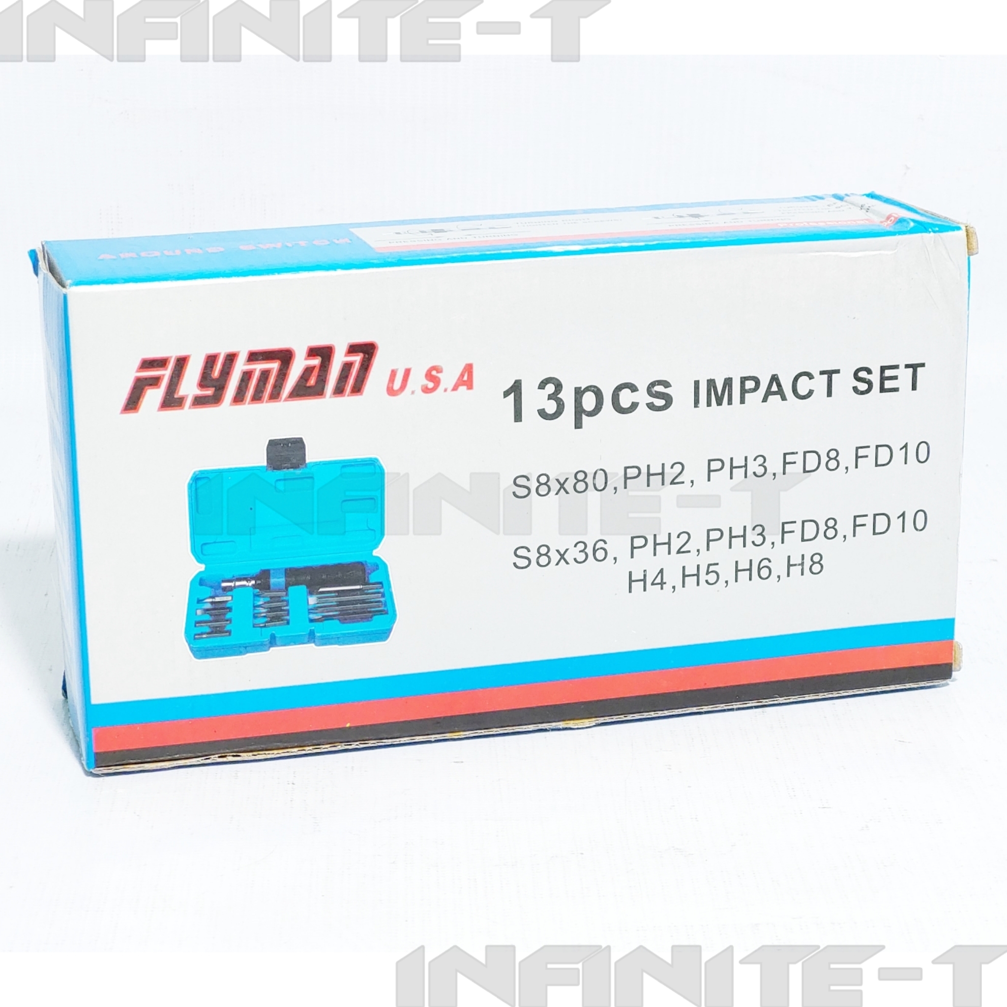 Flyman 13 Pcs. Impact Driver Set (Reversible) Screwdriver | Lazada PH