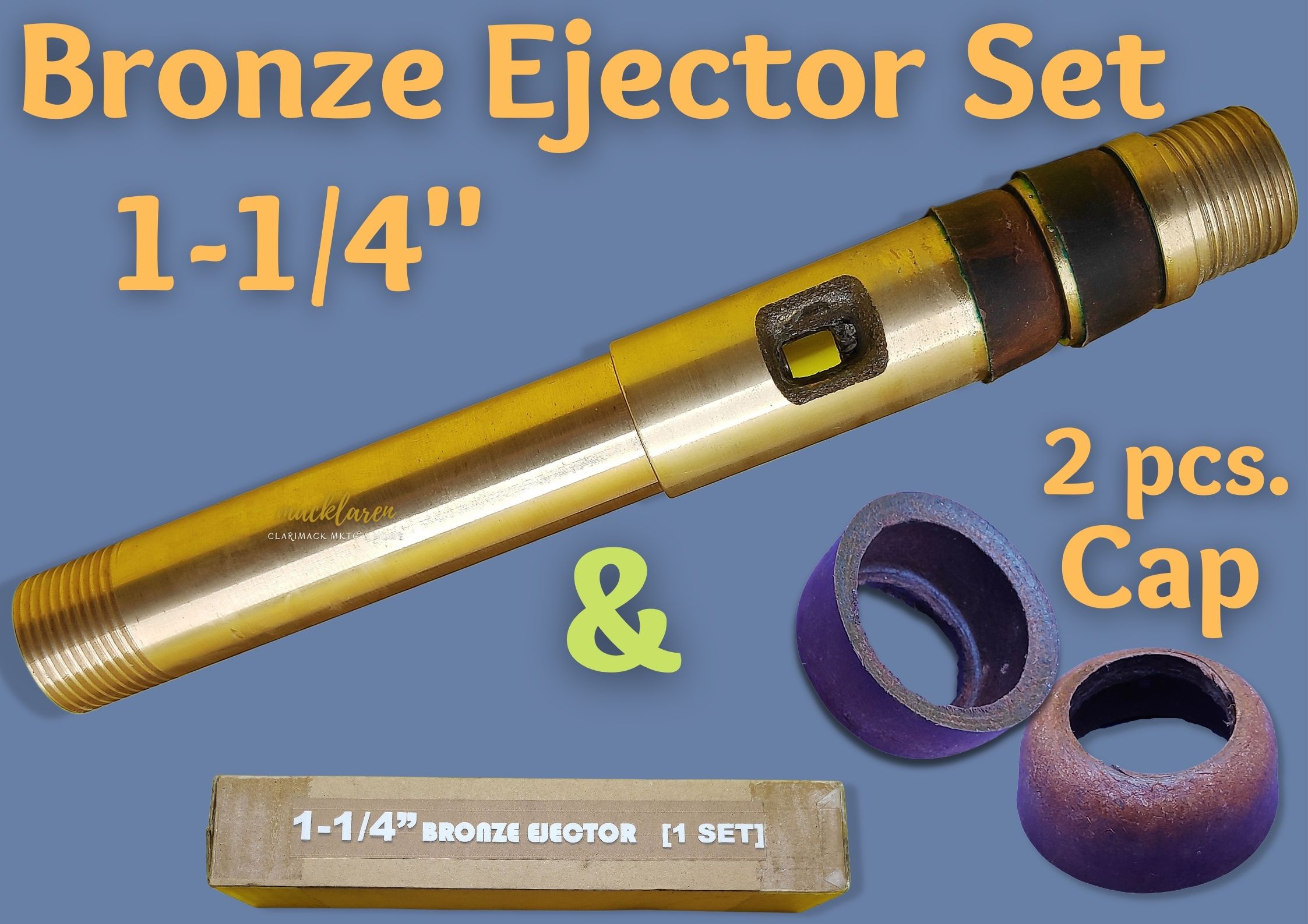 Deep Well Water Pump Ejector ️ 1-1/4" ️ For GI Pipes and PVC Pipes 1 1/4" ️ Bronze Ejector 1-1/4 ...