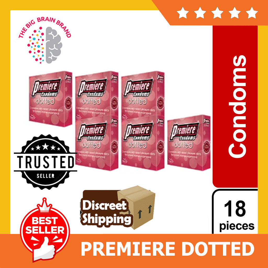 Premiere Condoms Dotted by 3's, Pack of 6 | Lazada PH