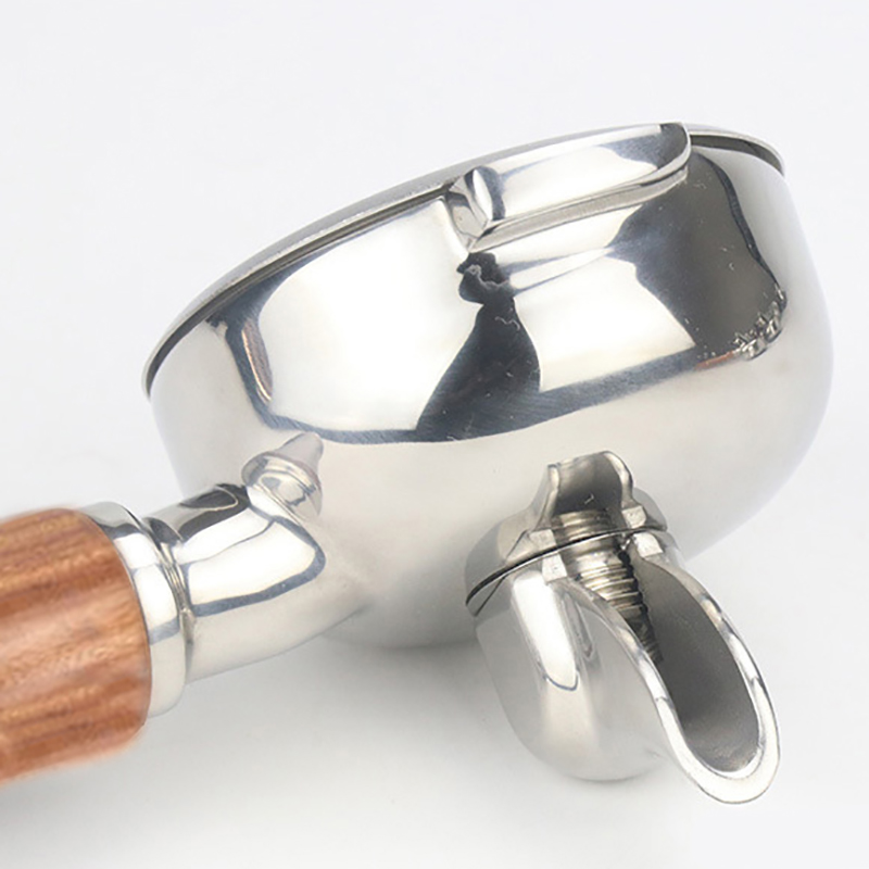 58MM Stainless Steel Coffee Machine Bottomless Filter Holder ...