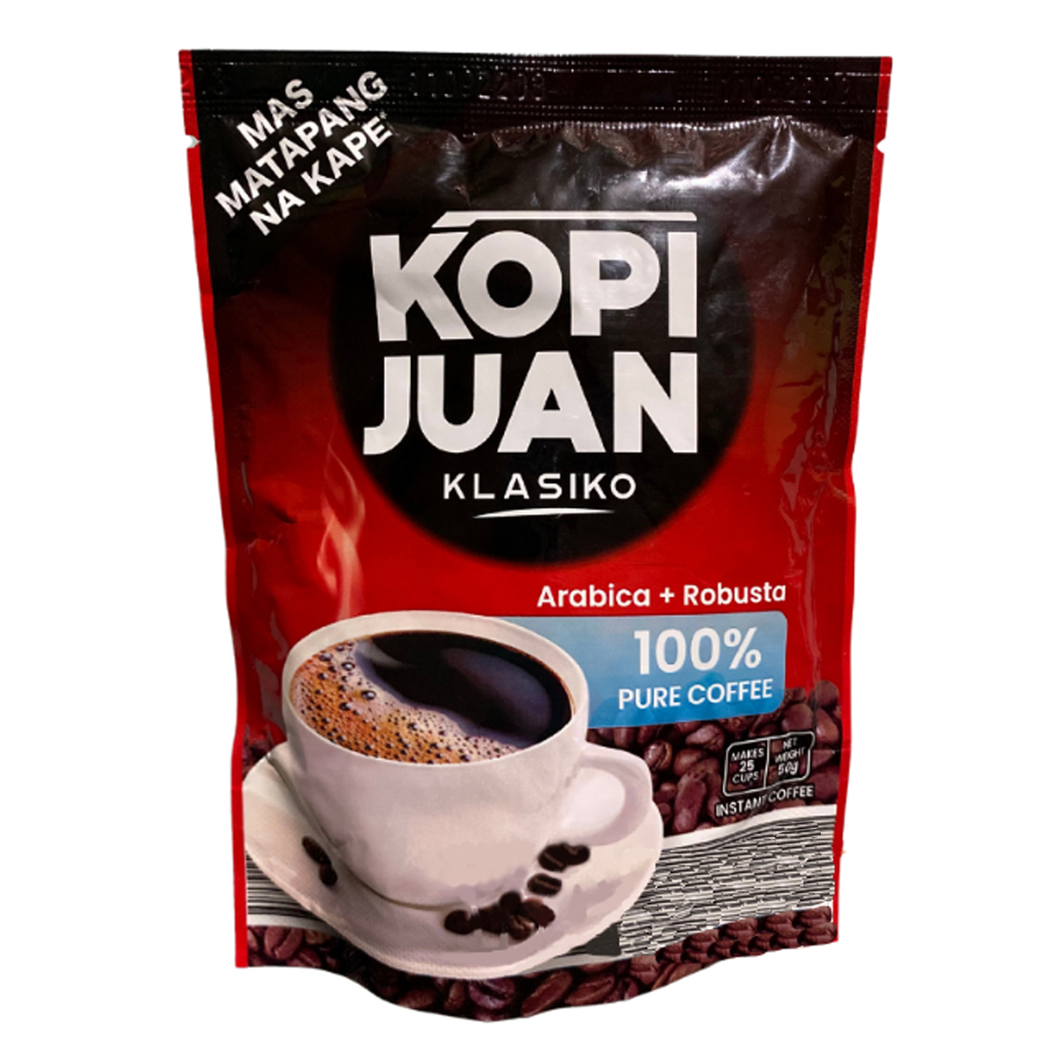 KOPI JUAN KLASIKO 50g Arabica + Robusta 100% Pure Coffee | Lazada PH