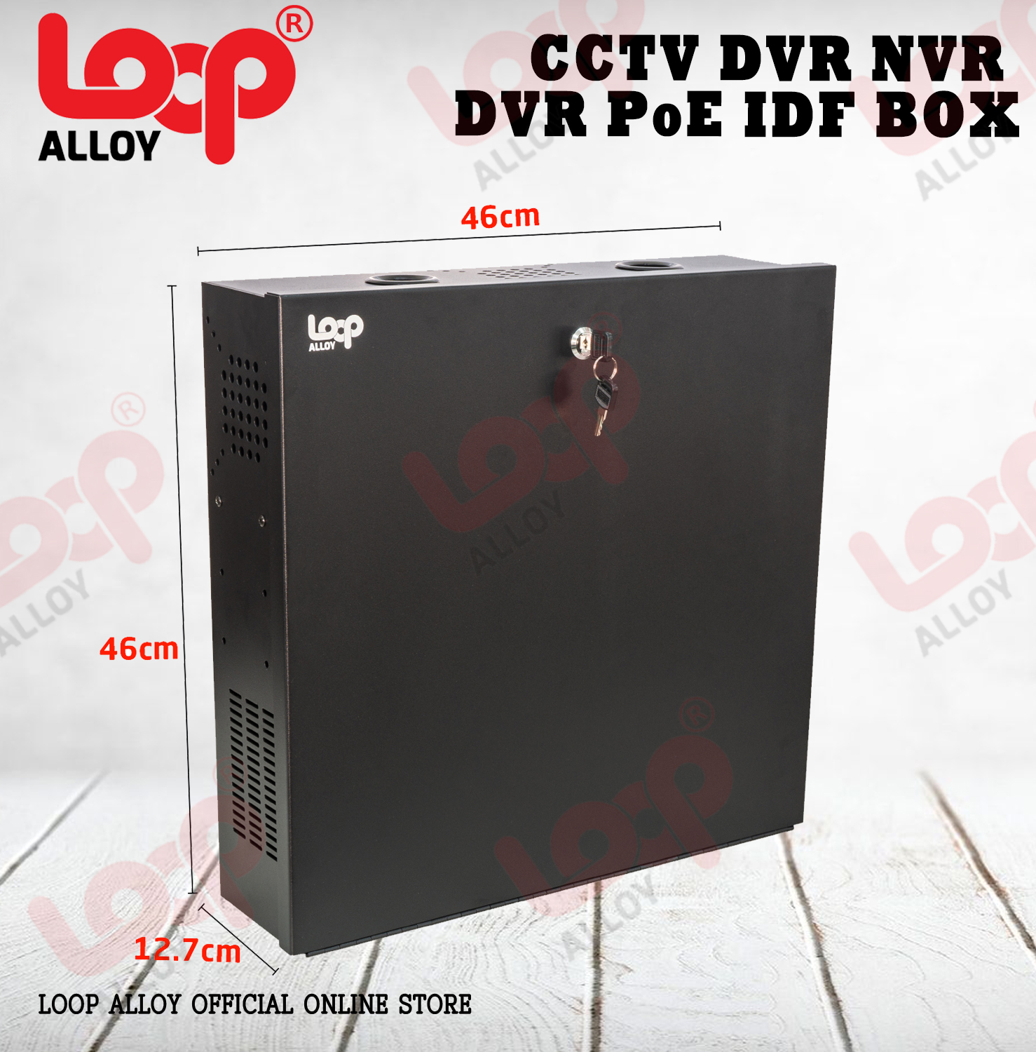 LOOP ALLOY CCTV DVR NVR DVR PoE IDF BOX (wall mountable) | Lazada PH