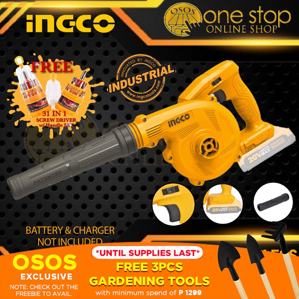INGCO CORDLESS Lithium-ion Blower without Battery and Charger ...