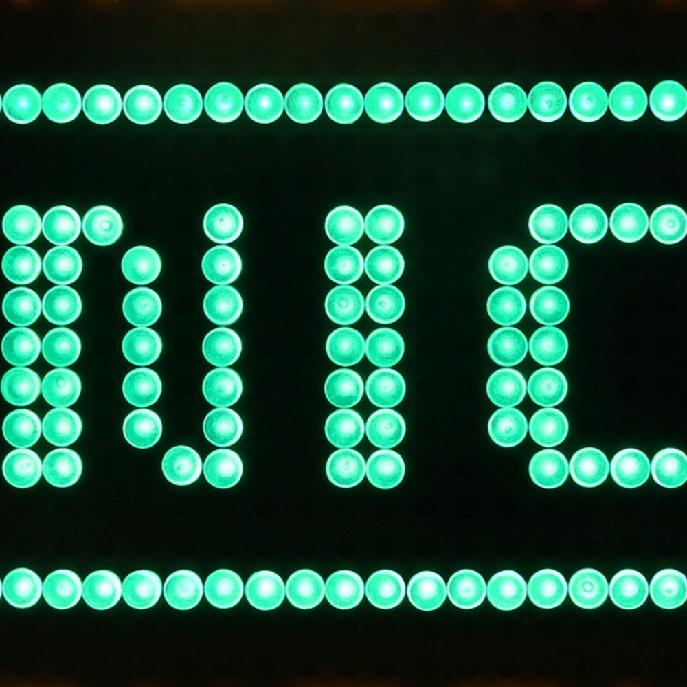 LED Pixel Letter LightBox DIY Luminous Nail Mother 6 Colors USB Battery ...