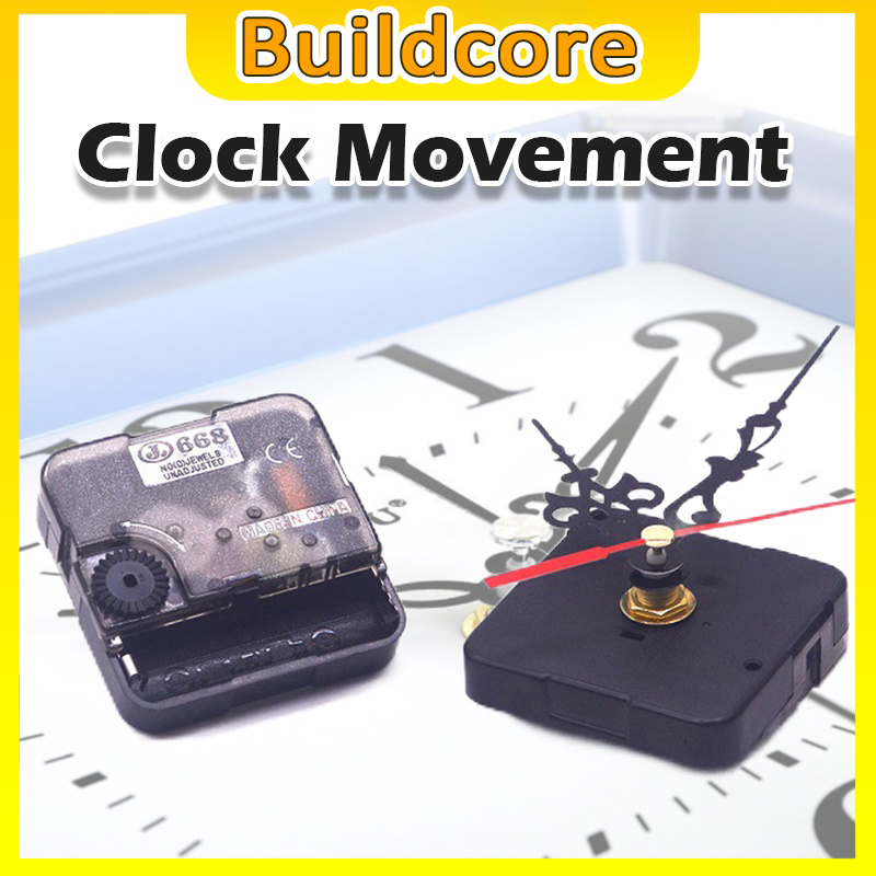 Wall Clock Mute Quartz Movement Repair Parts Replace Sets Include DIY Clock Mechanism & Hour ...