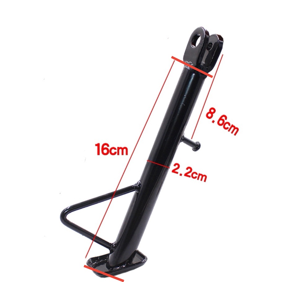 Heavy Duty Motorcycle non-skid and classic SIDE STAND UNIVERSAL 16 18 ...