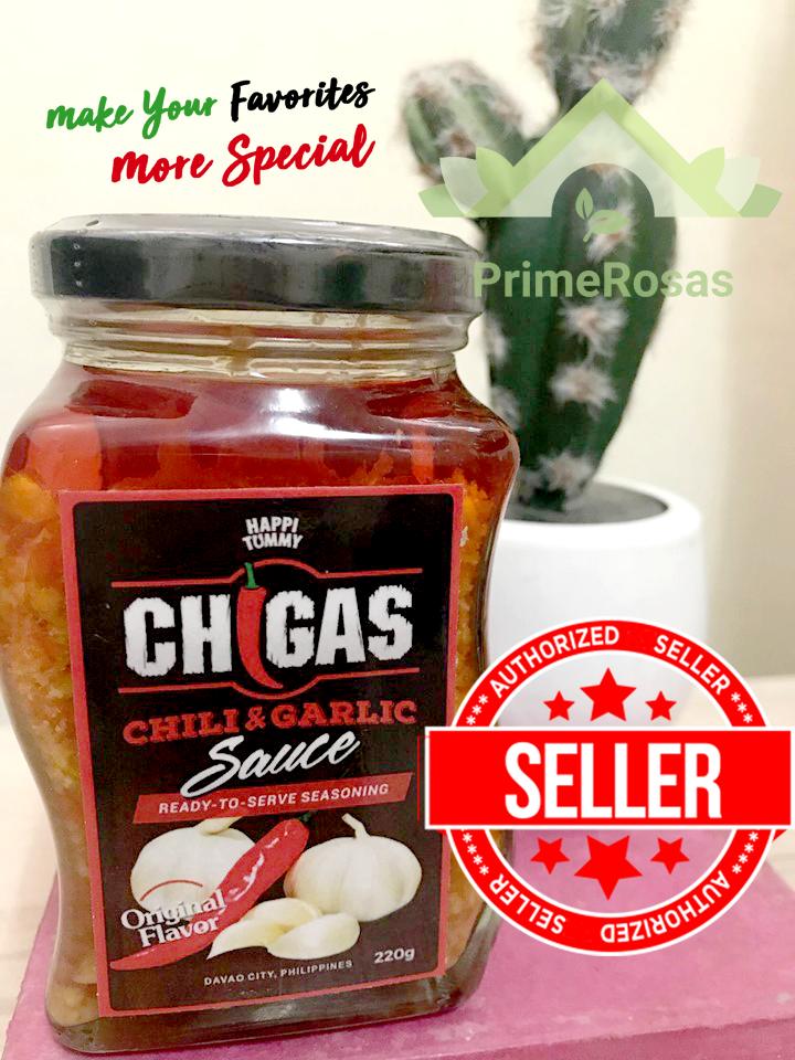 CHIGAS Chili-Garlic Sauce (Original Flavor) 220g | Lazada PH