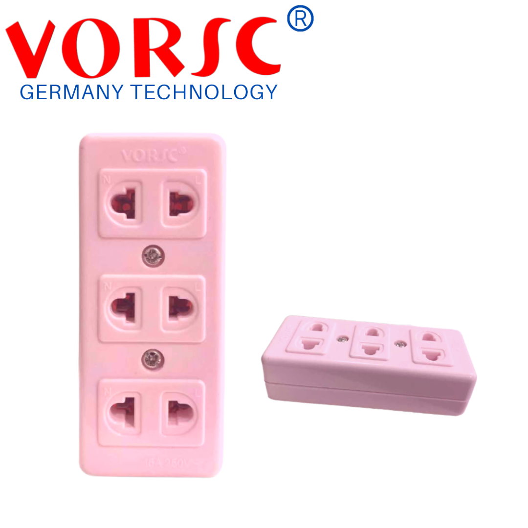 VORSC SURFACE TYPE DOUBLE CONVENIENCE OUTLET | Lazada PH