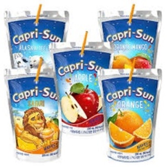 CAPRI SUN 200ML ( Orange, Orange&Mango , safari, Alaska ice , apple ...