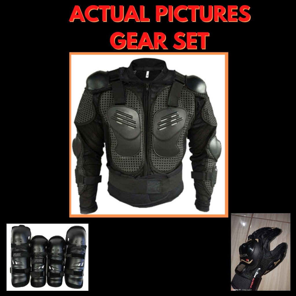 Body Armor Vest Motorcycle Gear Racing Jacket Coat Body Armor Protector ...