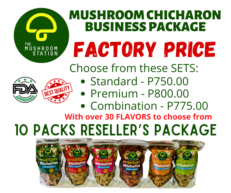 MUSHROOM CHICHARON RESELLER'S PACKAGE 10 PACKS | Lazada PH