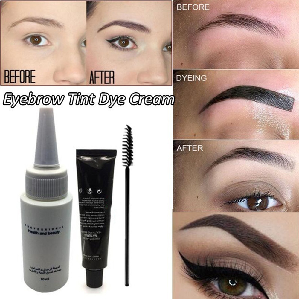UBetter 3 Colors Eyebrow Dye Longlasting Waterproof Cosmetic Set Eye ...