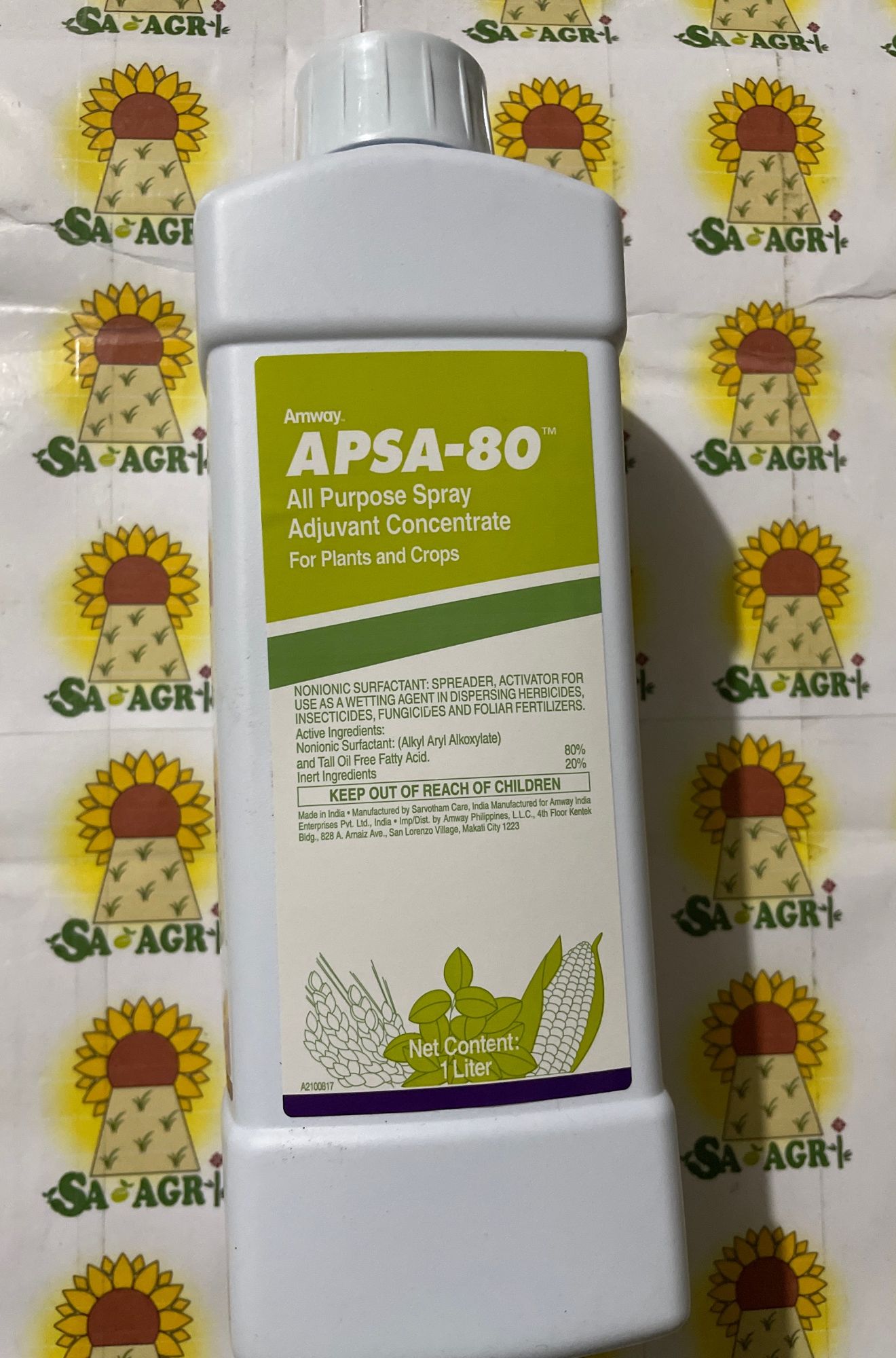 APSA-80 (1 LITER / 250ML) All Purpose Spray Adjuvant Concentrate BY ...