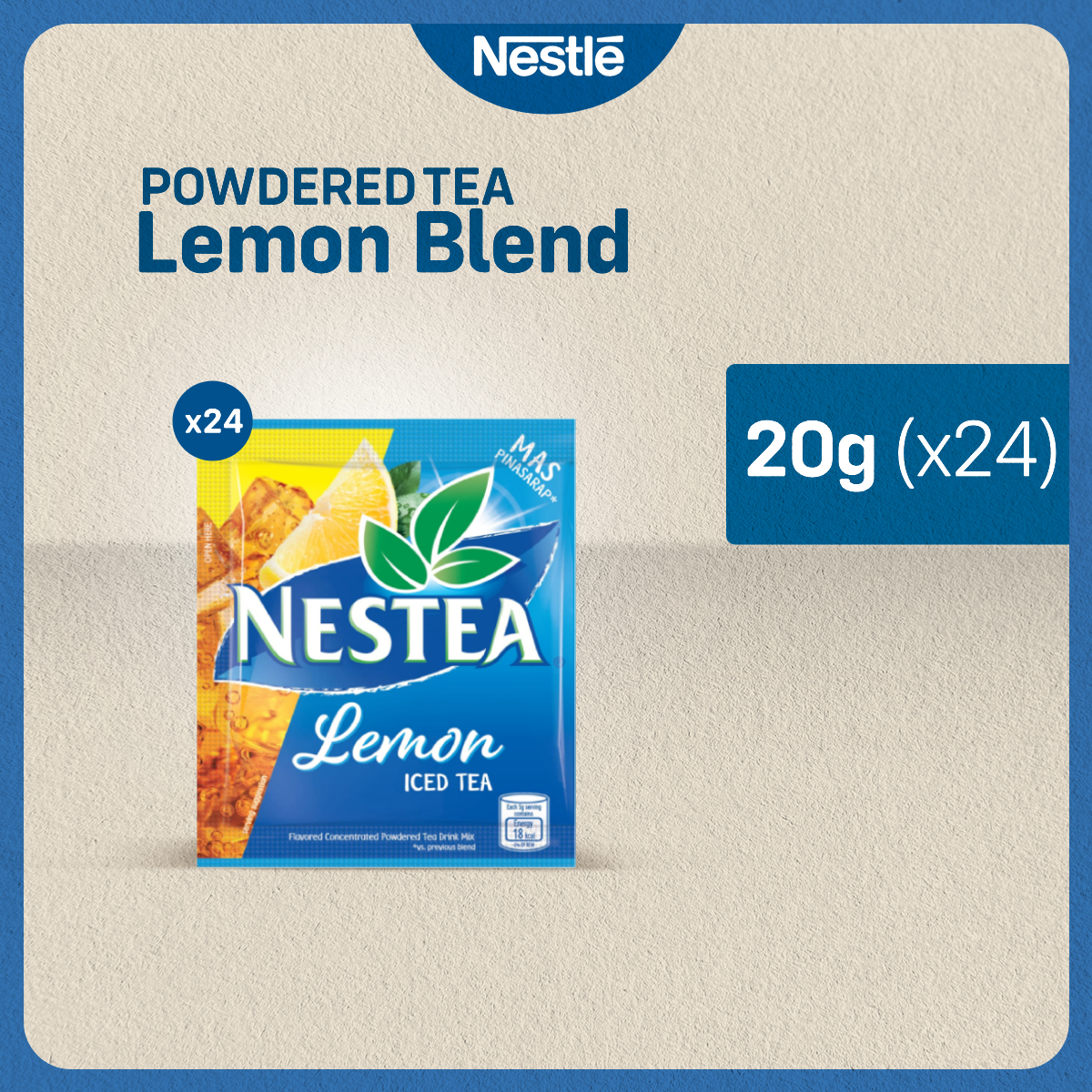 NESTEA Lemon Blend Iced Tea 20g - Pack of 24 | Lazada PH