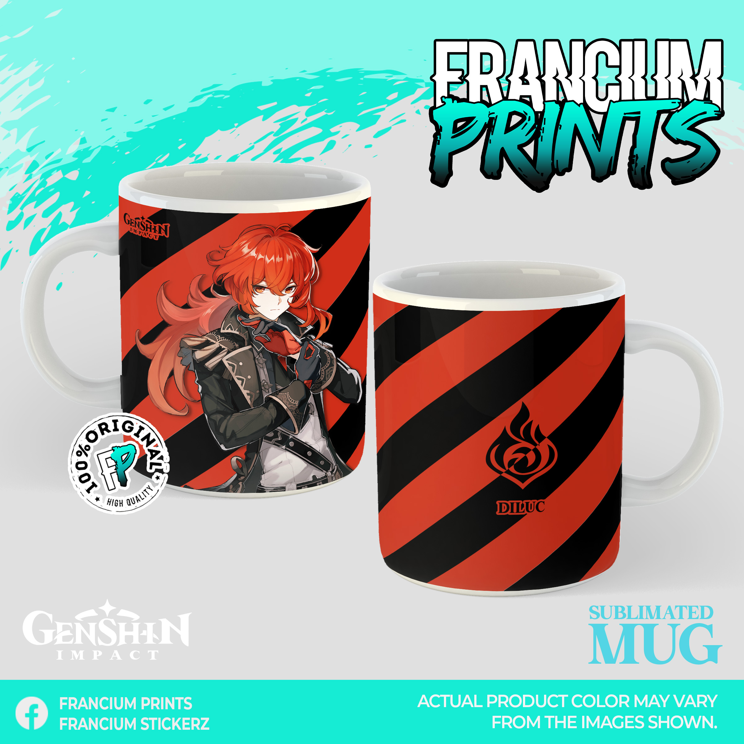 GENSHIN IMPACT MUG - Mondstadt - Albedo, Klee, Diluc, Diona, Kaeya ...