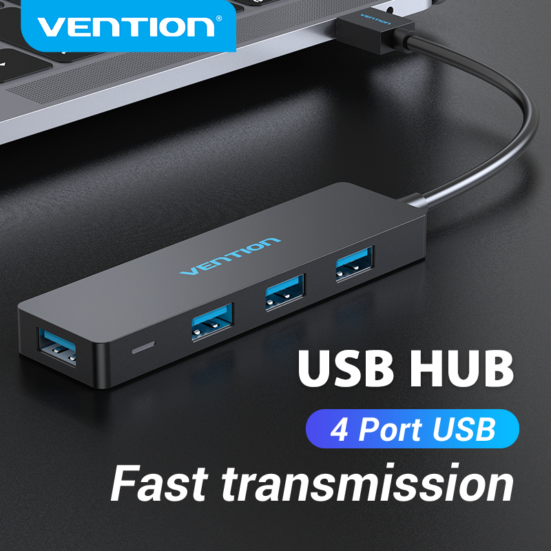 Vention usb 3 hub 4 Port Adapter Multi USB Splitter powered usb hub usb ...