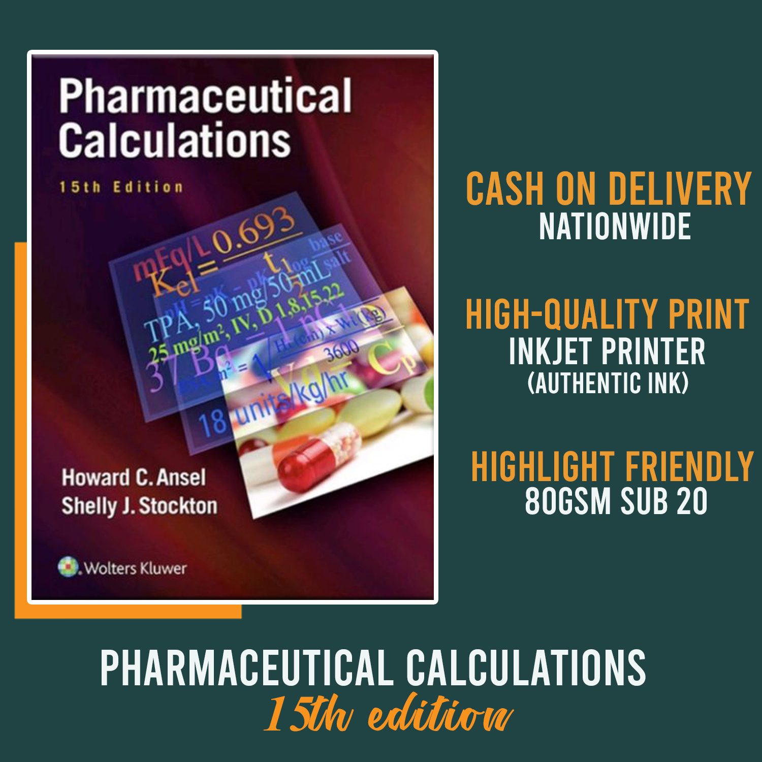 Pharmaceutical Calculation 15th edition | Lazada PH