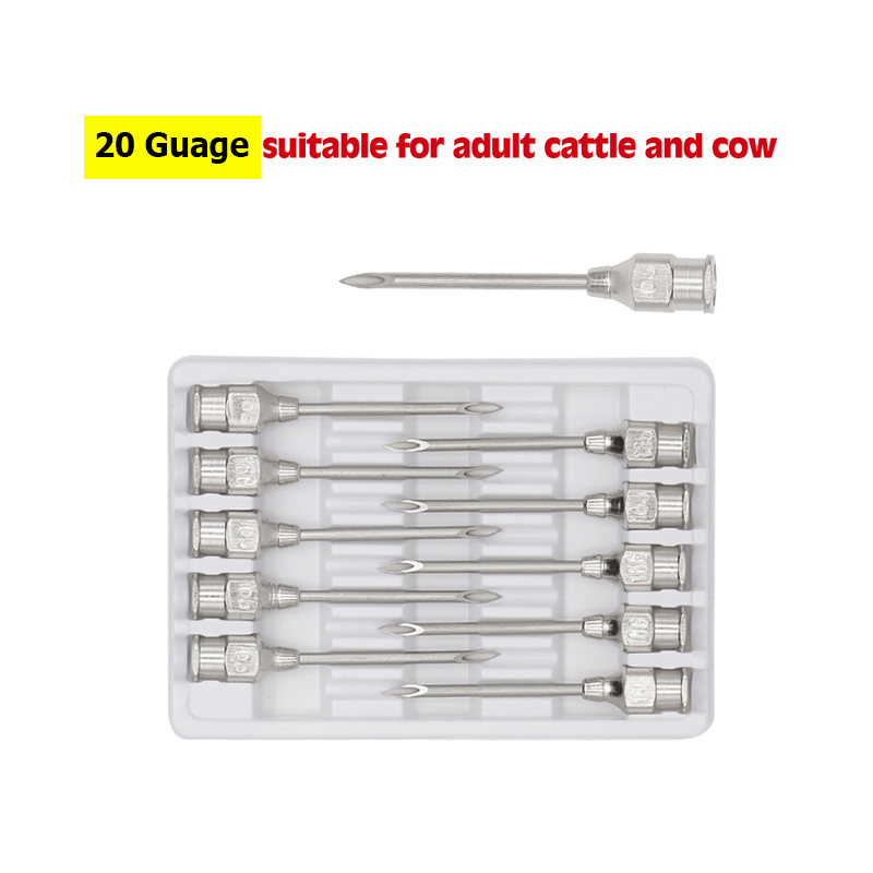 1 Dozen Assorted Stainless steel needle Veterinary Syringe needles for ...