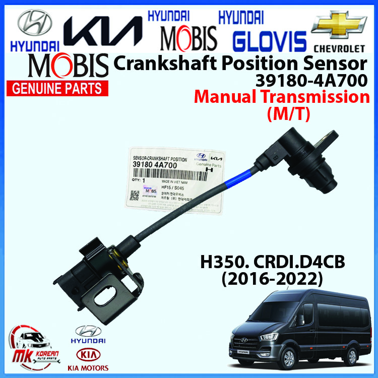 [GENUINE] Crankshaft Position Sensor for H350(2016-2022). CRDI.D4CB. Manual Transmission (M/T ...