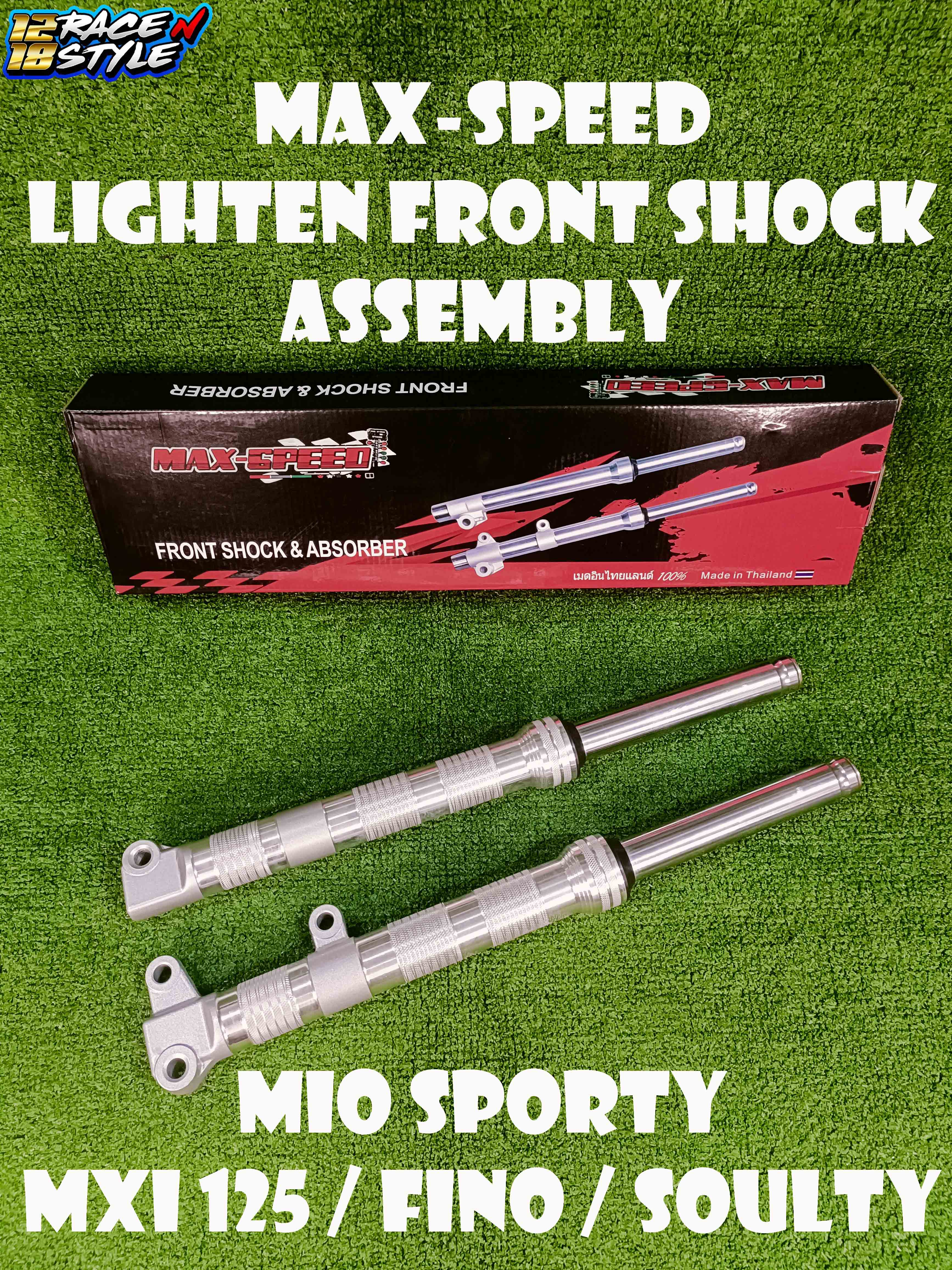 MAX-SPEED LIGHTEN FRONT SHOCK ASSEMBLY YAMAHA MIO SPORTY / FINO ...