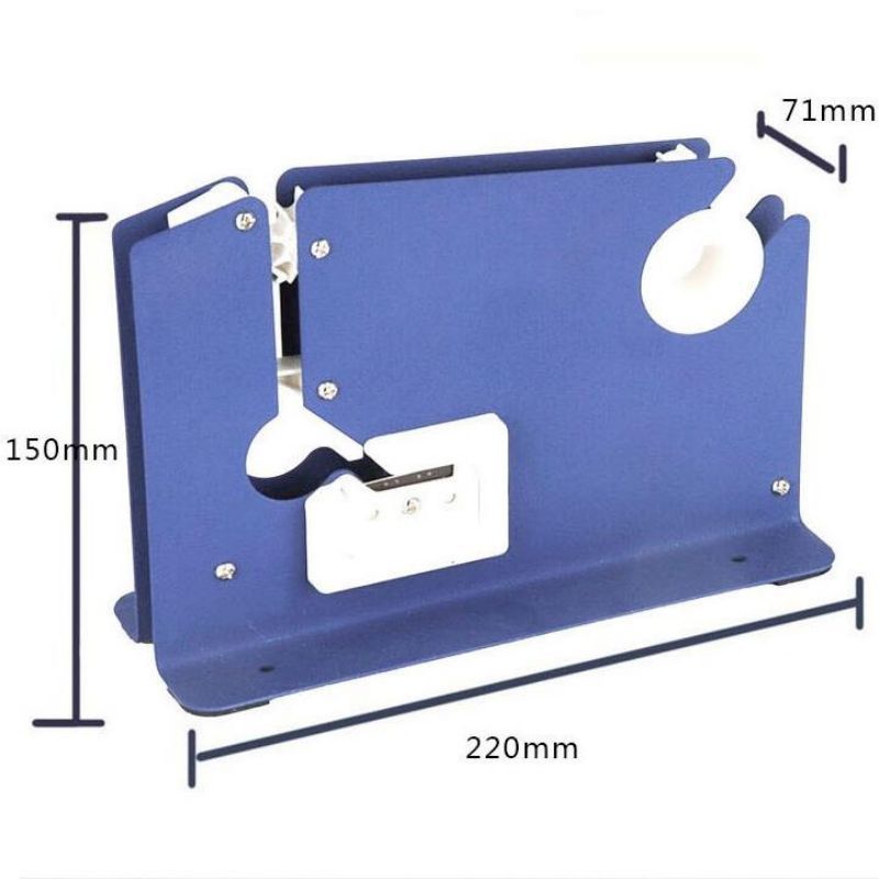 K8 Metal Bag Neck Sealer Tape Dispenser Supermarket Store Bag Packaging ...