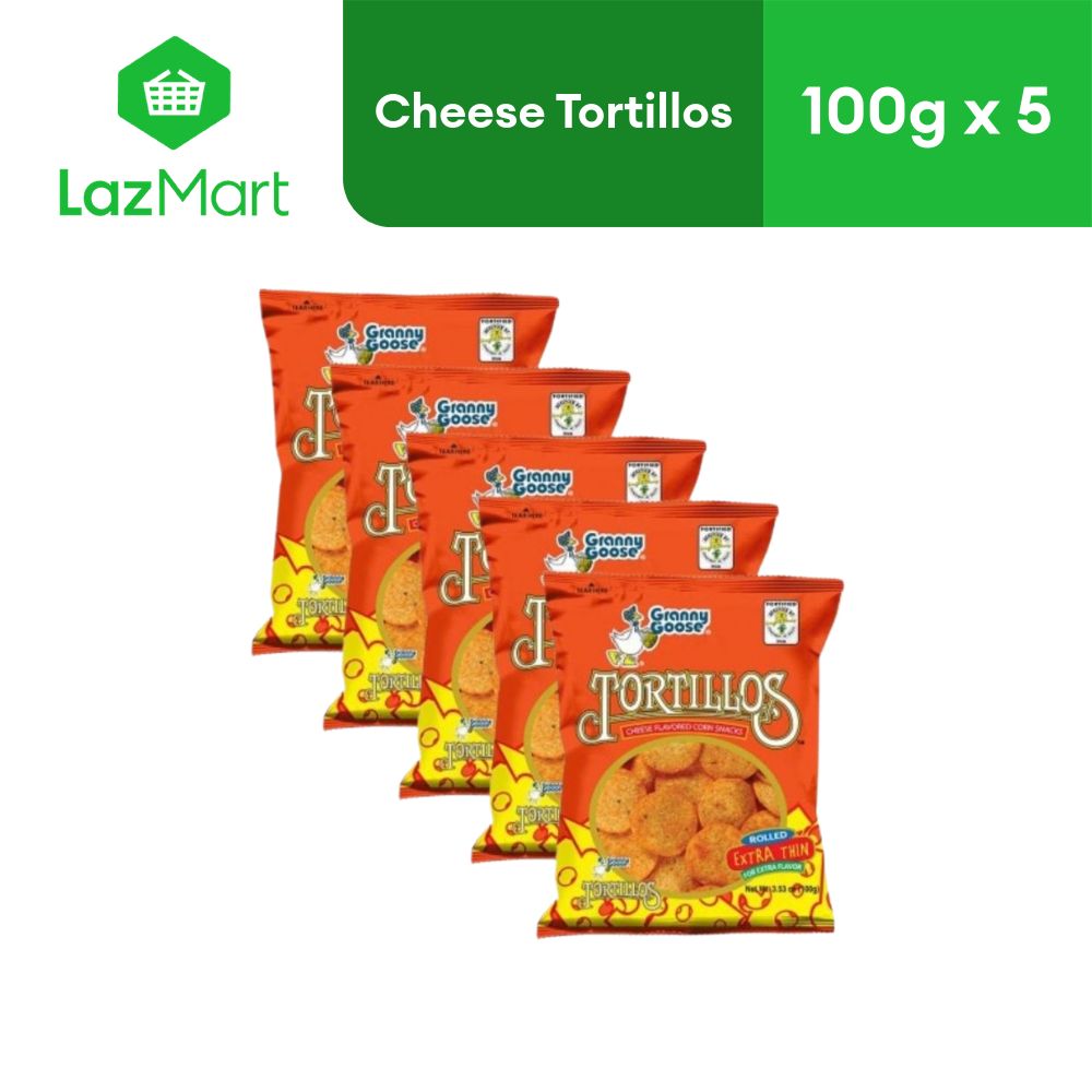 Granny Goose Tortillos Cheese 100g - Pack of 5s | Lazada PH