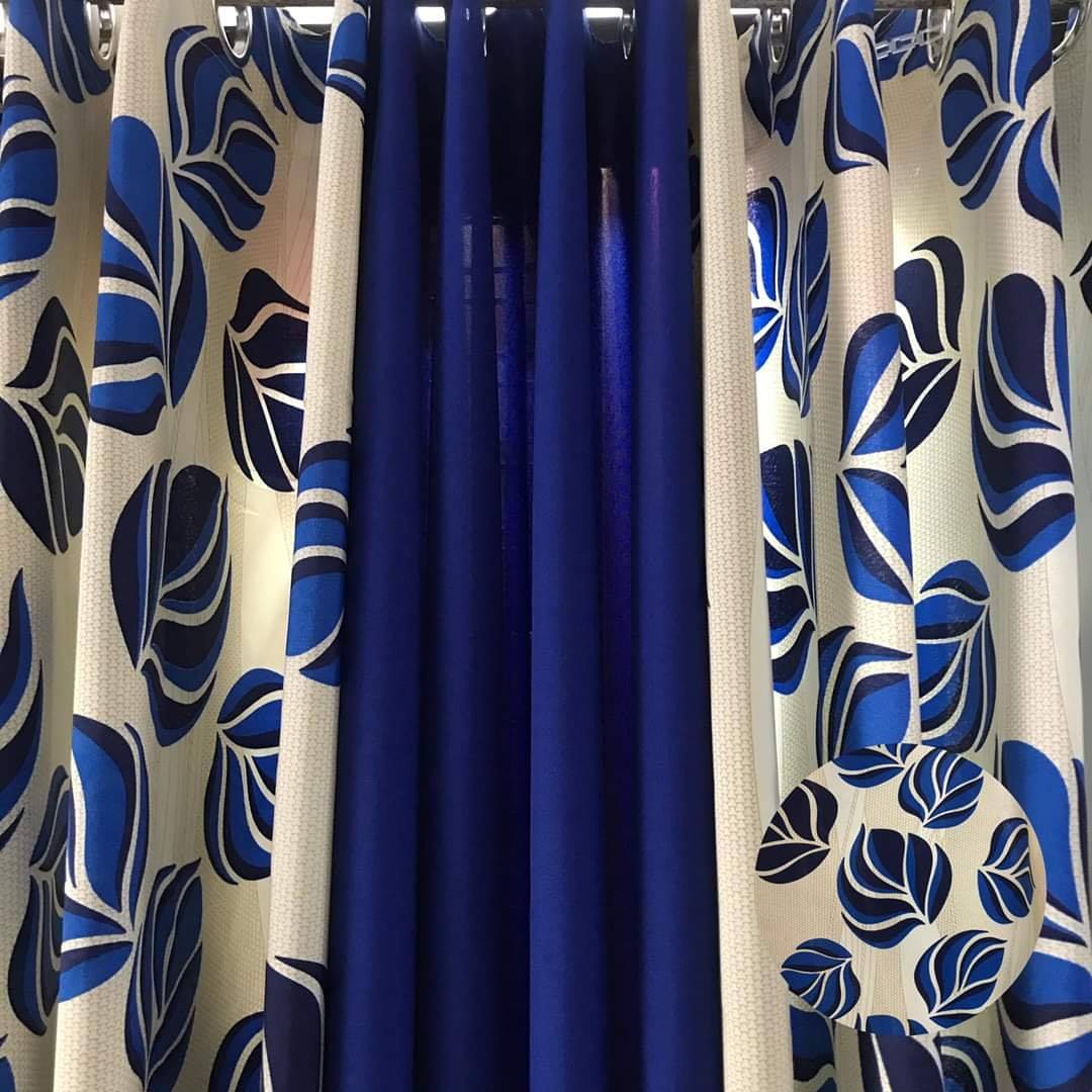 DE Elegant Ring Curtains for Windows Living Room 3in1 Set Draperies ...