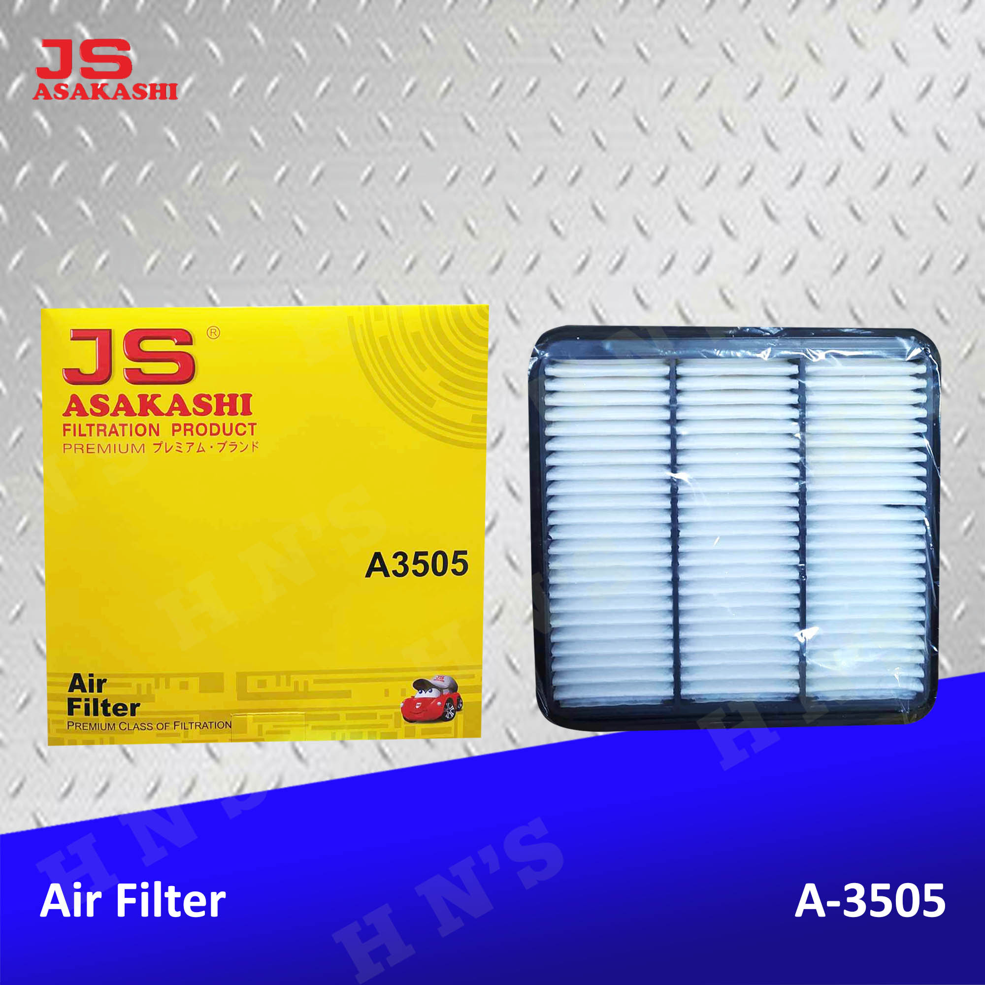 JS Air Filter A-3505 for Mitsubishi Montero Sport (2008-2015 ...