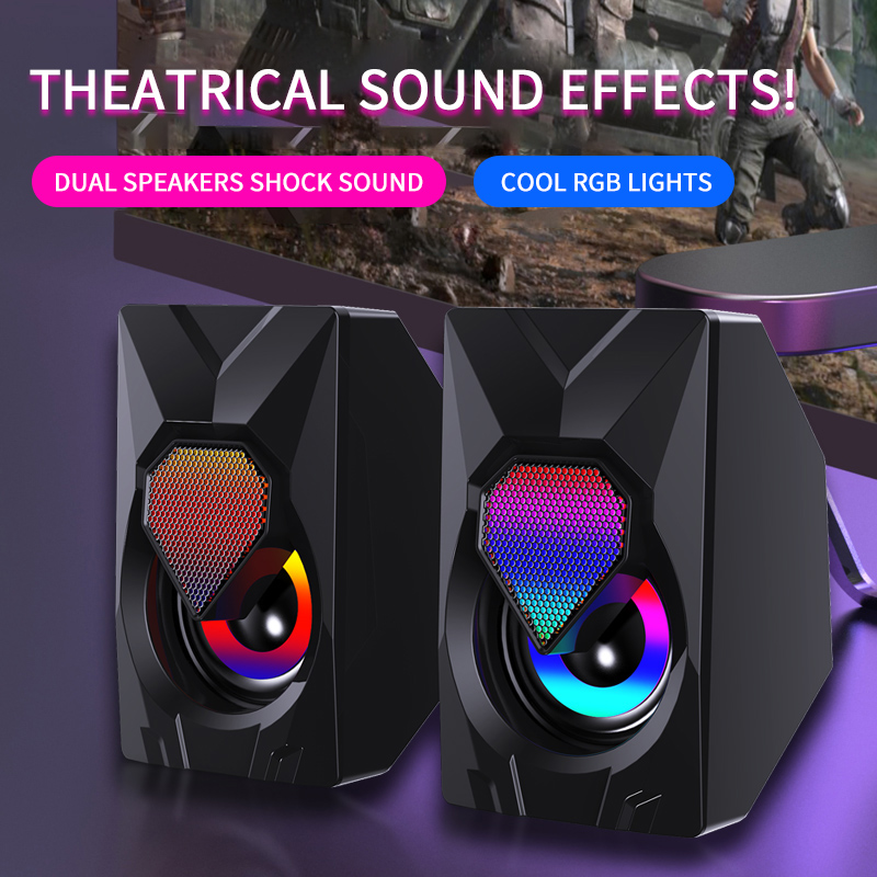 Bluetooth Speaker Active Desktop Speakers Speaker Portable Wired USB ...