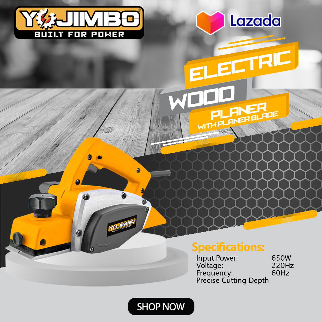 Yojimbo Electric Planer 82mm with Planer Blade 650W | Lazada PH