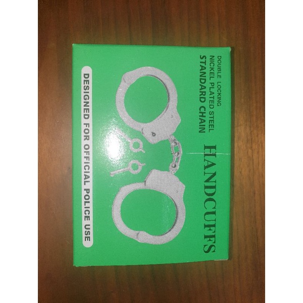 Posas Handcuff Original Made in Taiwan Double Locking with 2 Keys ...